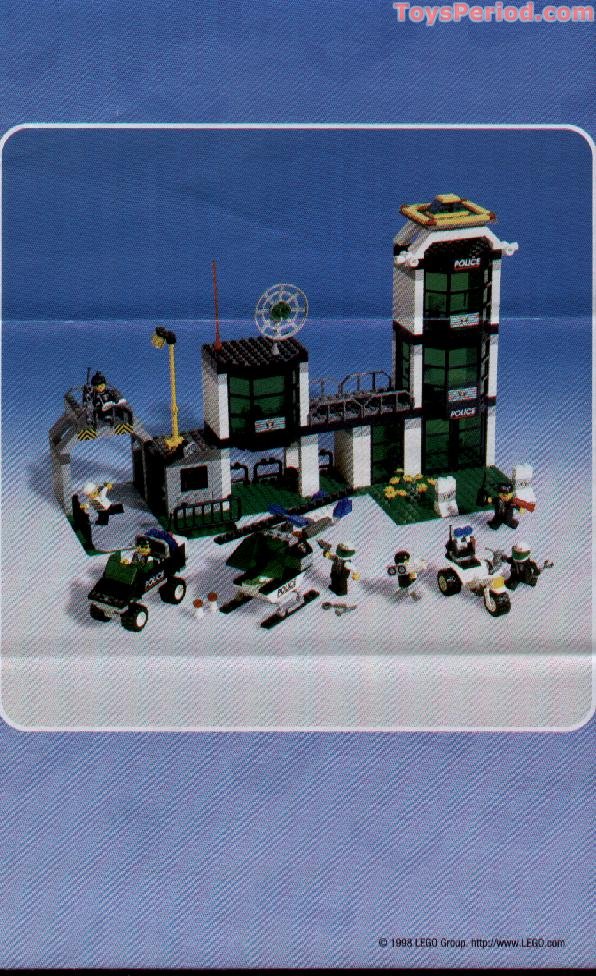 LEGO 6332 Command Post Central Instructions and Parts List