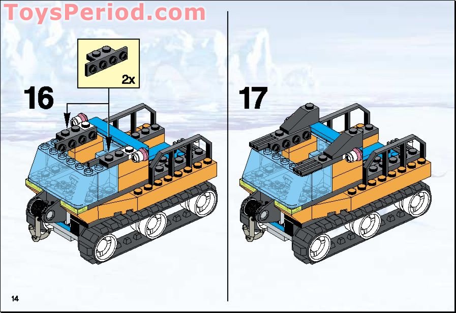 LEGO 6520 Mobile Outpost Instructions and Parts List