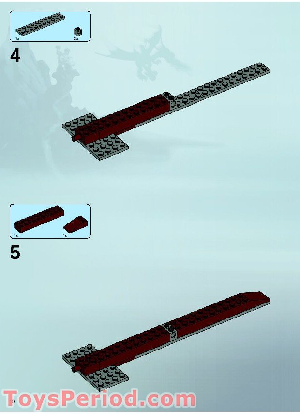 LEGO 7041 Troll Battle Wheel Instructions and Parts List