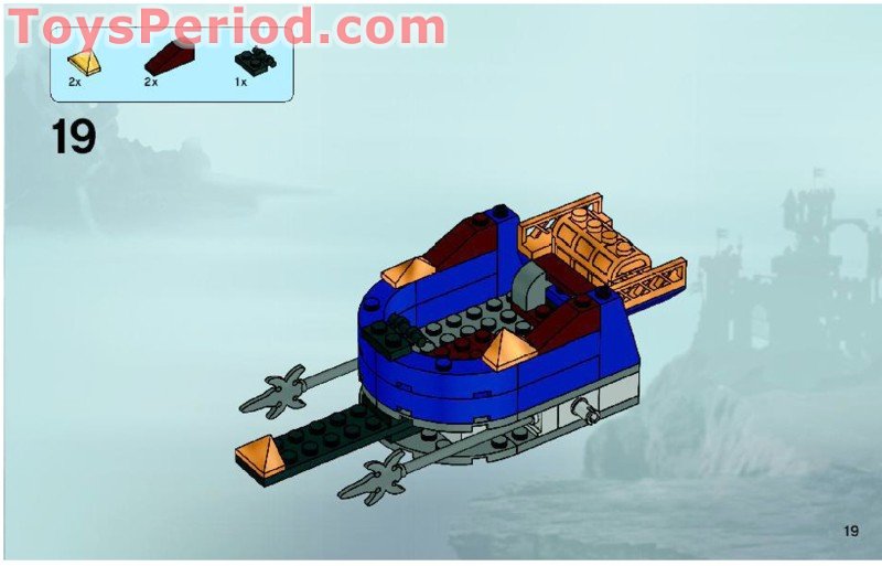 LEGO 7078 King's Battle Chariot Instructions and Parts List