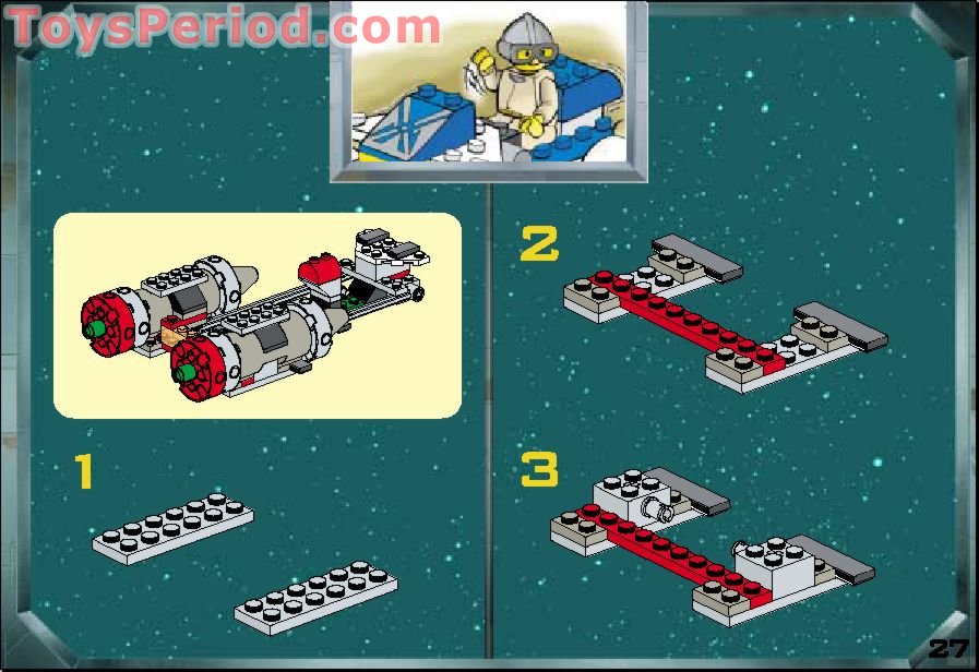 LEGO 7159 Star Wars Bucket Instructions and Parts List
