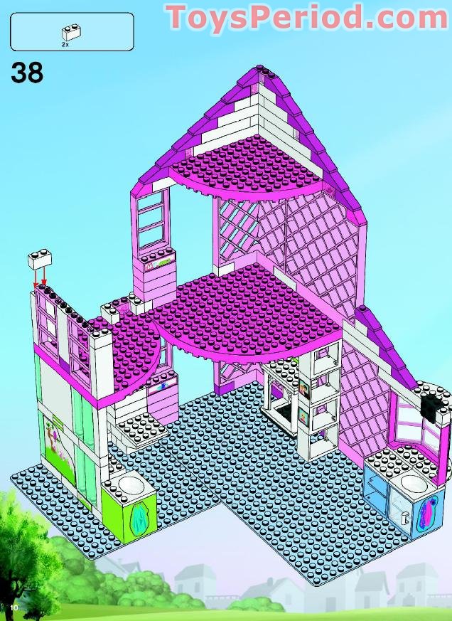 LEGO 7586 Sunshine Home Instructions and Parts List