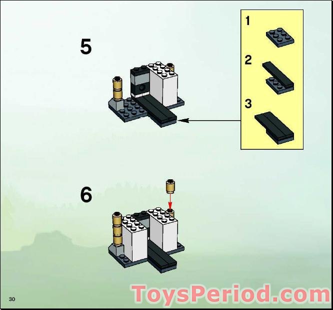 LEGO 8779 The Grand Tournament Instructions and Parts List