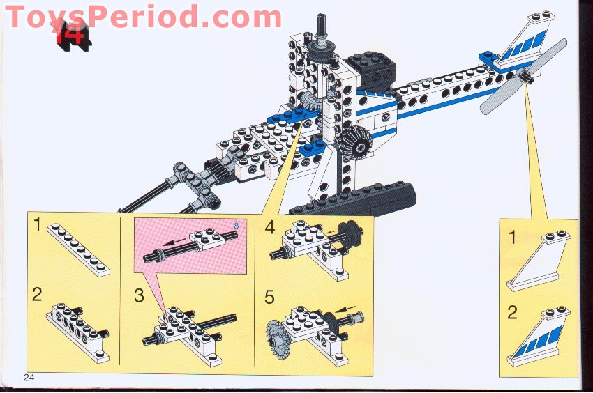 LEGO 8824 Hovercraft Instructions and Parts List