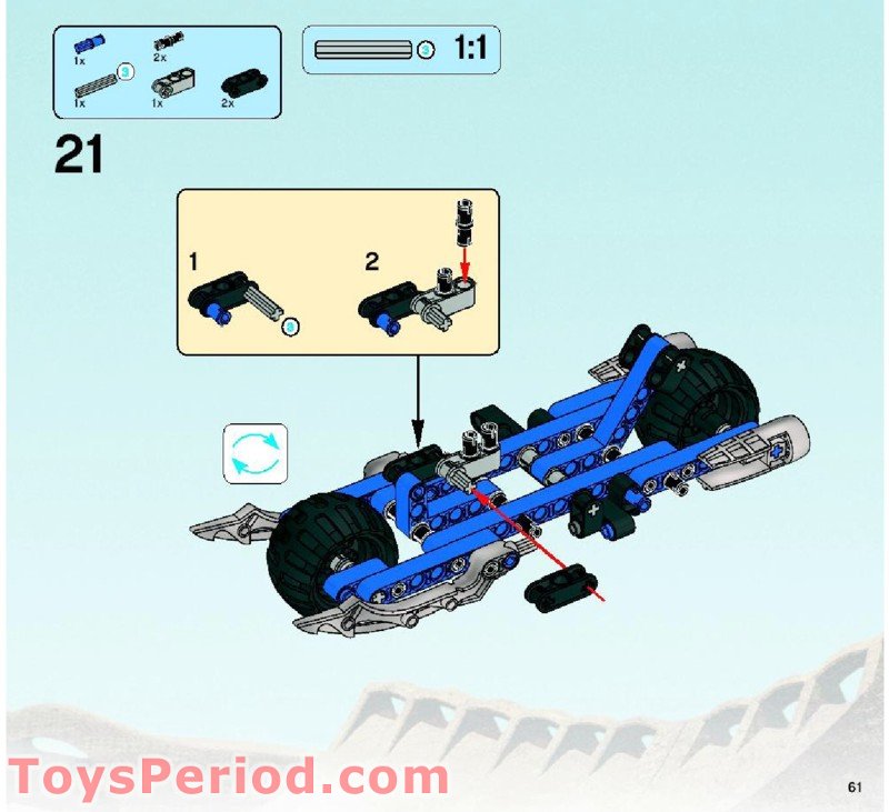 LEGO 8993 Kaxium V3 Instructions and Parts List