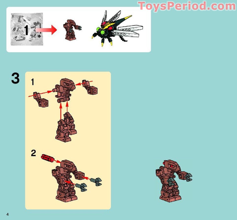 LEGO 8117 Storm Lasher Instructions and Parts List