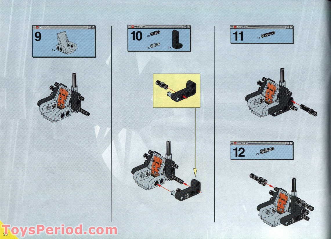 LEGO 8465 Extreme Off-Roader Instructions and Parts List