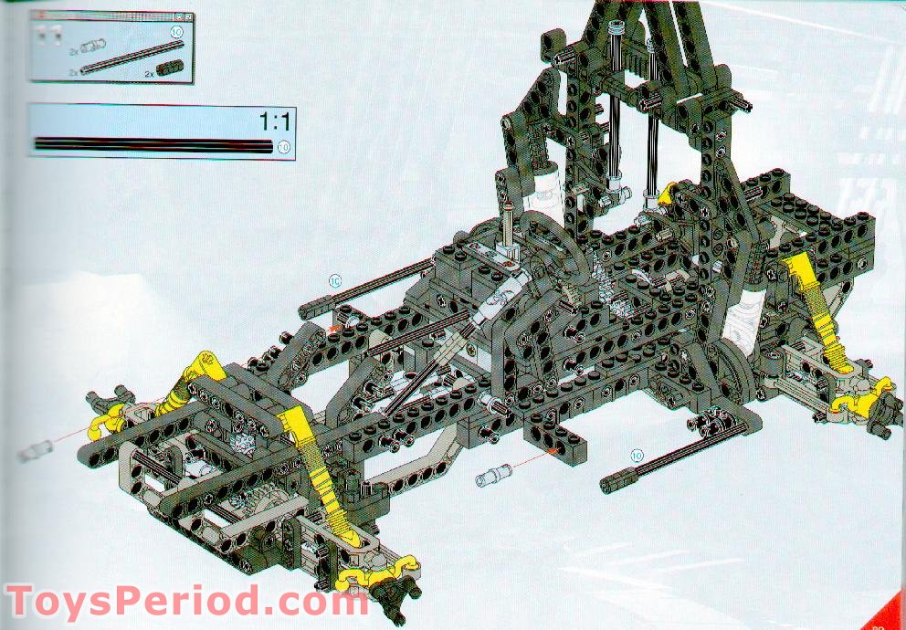 LEGO 8466 4x4 Off Roader Instructions and Parts List