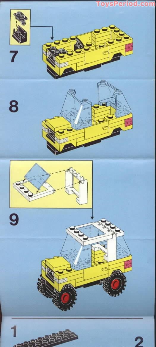 LEGO 6677 Motocross Racing Instructions and Parts List