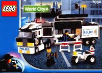 LEGO 7034 Surveillance Truck Instructions and Parts List