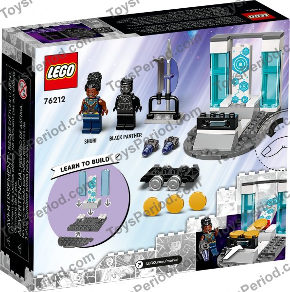 LEGO 76212 Shuri's Lab Set Parts List
