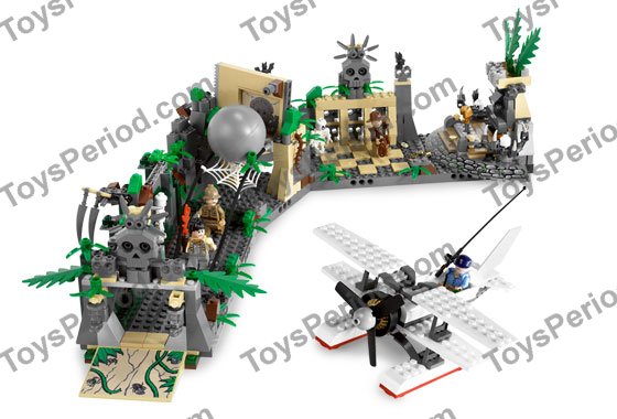 LEGO 7623 Temple Escape Instructions and Parts List