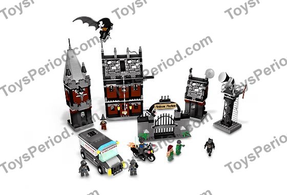 LEGO 7785 Arkham Asylum Instructions and Parts List