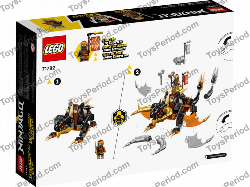 LEGO 71782 Cole's Earth Dragon EVO Set Parts List