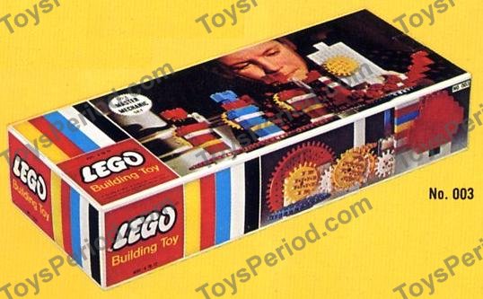 LEGO 003 Master Mechanic Set Parts List