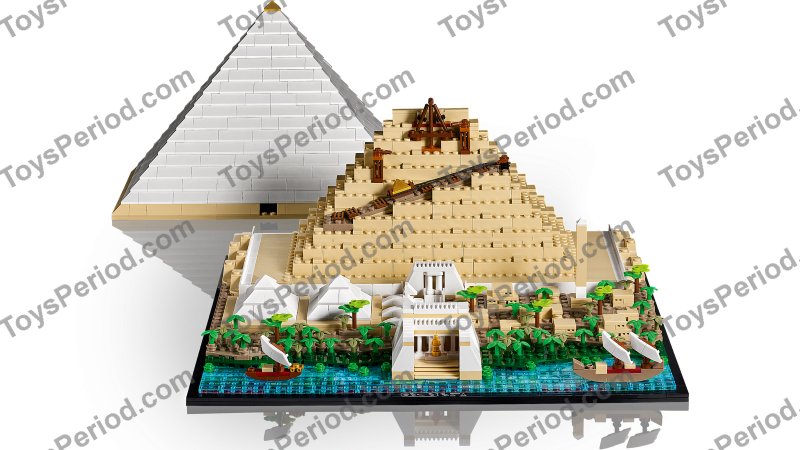 LEGO 21058 The Great Pyramid of Giza Set Parts List
