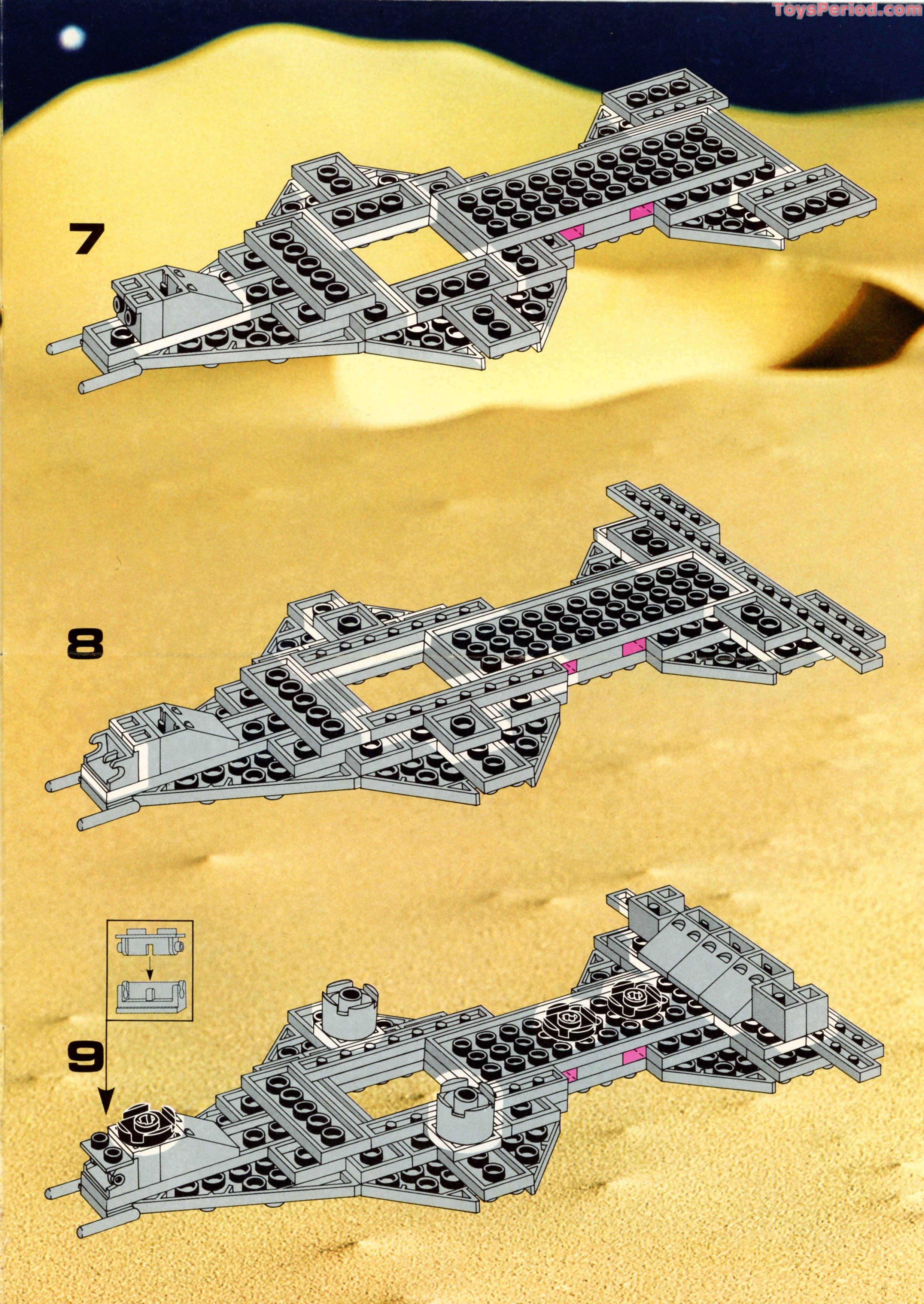 LEGO 6929 Starfleet Voyager Instructions and Parts List