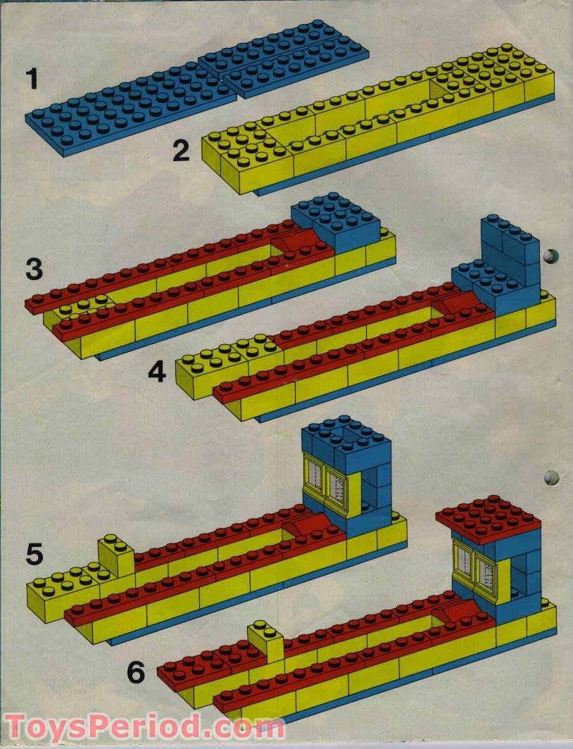 LEGO 540-1 Basic Building Set Instructions and Parts List