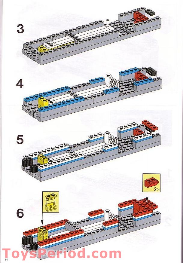 LEGO 10001 Metroliner Instructions and Parts List