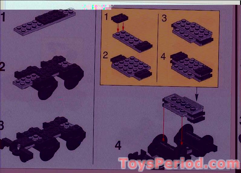LEGO 3741 My Own Train - Large Engine, Plain Without Trim Instructions ...