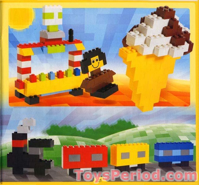 LEGO 4410 Large Creator Set in Box, 4 Plus Instructions and Parts List