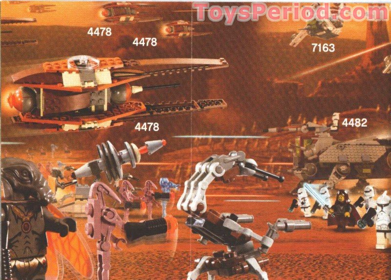 LEGO 4489 Mini AT-AT Instructions and Parts List