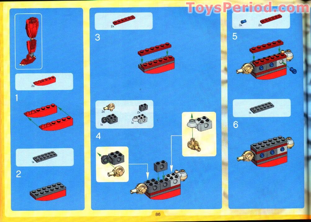LEGO 4507 Prehistoric Creatures Instructions and Parts List