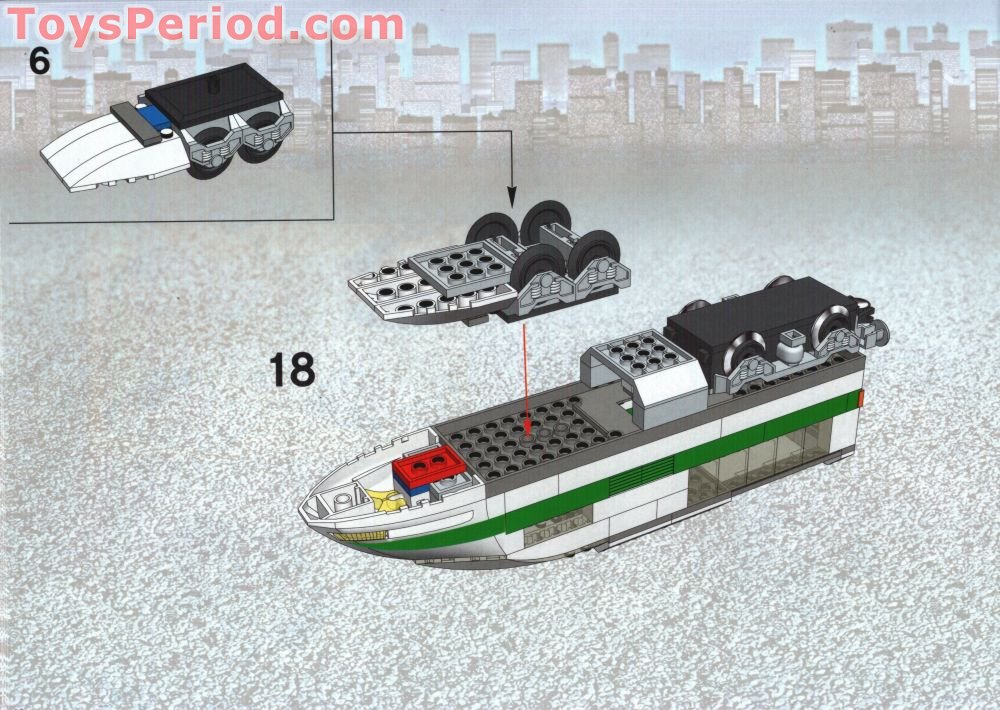 LEGO 4511 High Speed Train Instructions and Parts List