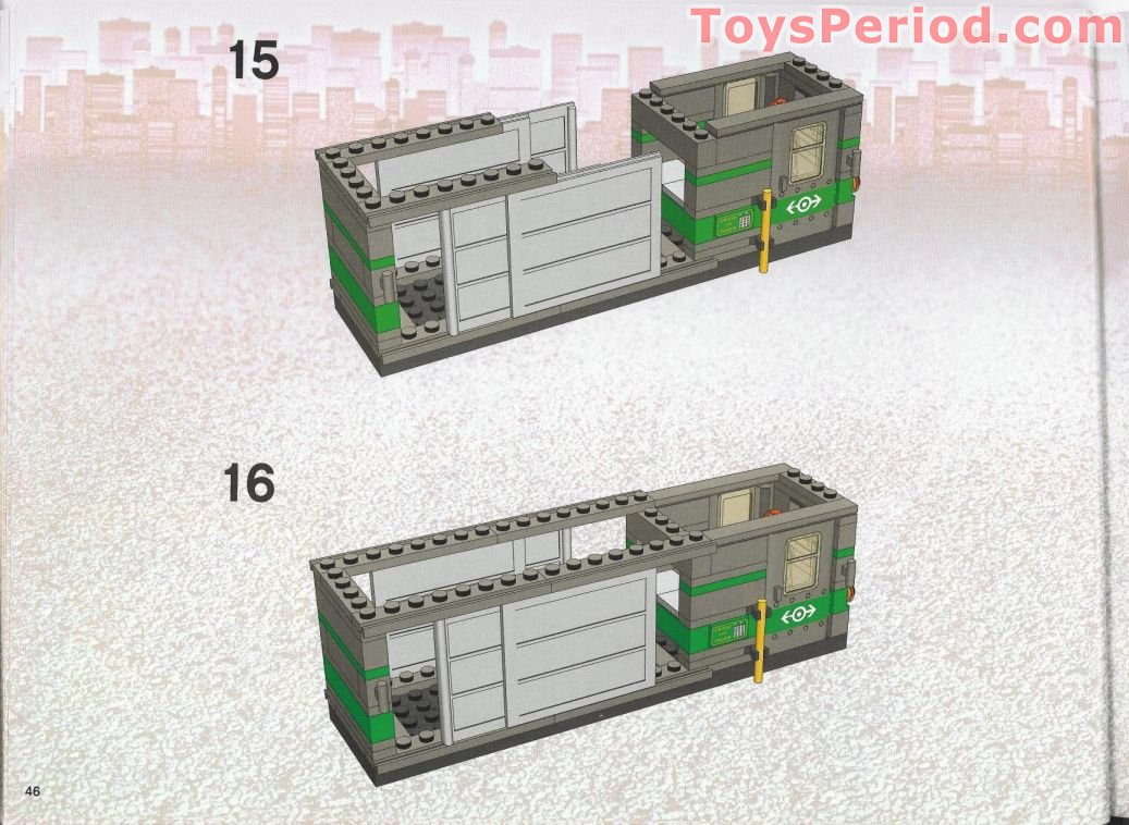 LEGO 4512 Cargo Train Instructions and Parts List