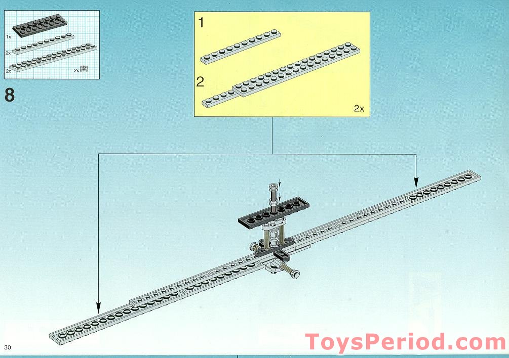 LEGO 5542 Black Thunder Instructions and Parts List