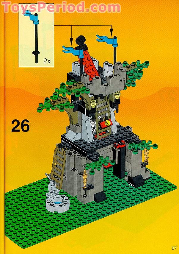 LEGO 6046 Hemlock Stronghold Set Parts Inventory and Instructions ...
