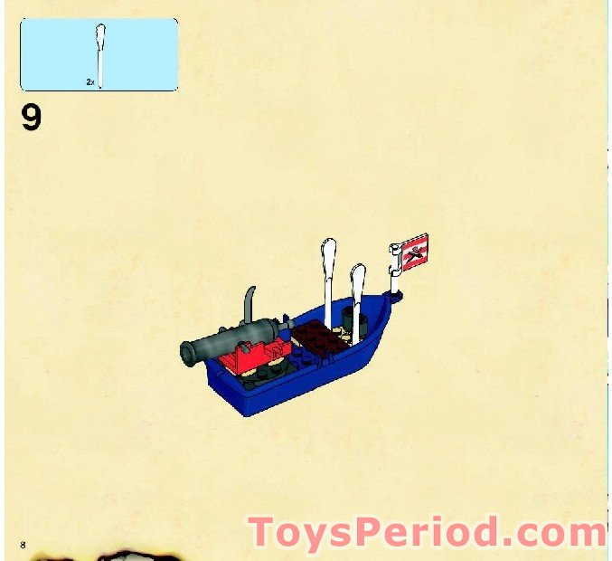 LEGO 6241 Loot Island Instructions and Parts List