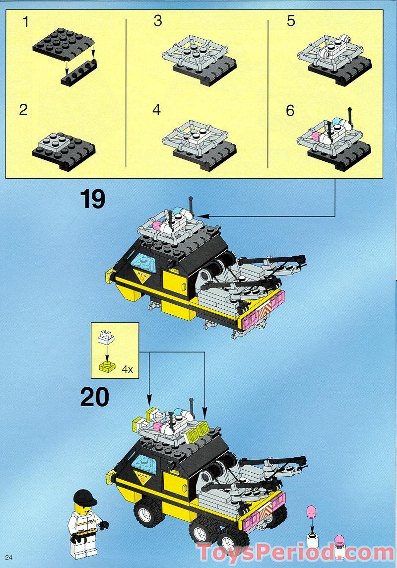 LEGO 6479 Emergency Response Center Instructions and Parts List
