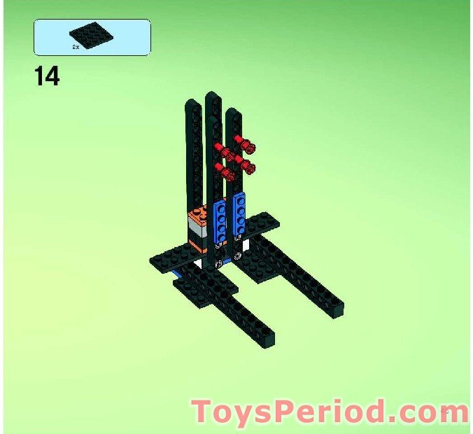 LEGO 7644 MX-81 Hypersonic Operations Aircraft Instructions and Parts List