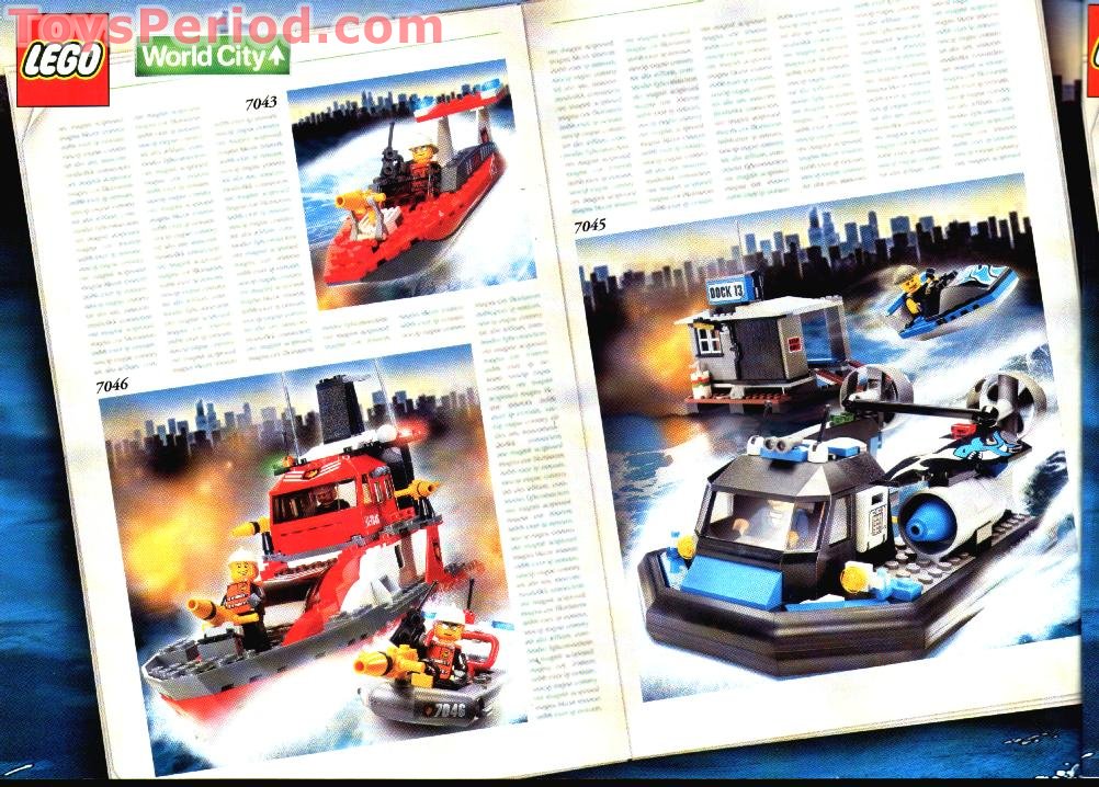 LEGO 7047 Coast Watch Hq Instructions and Parts List