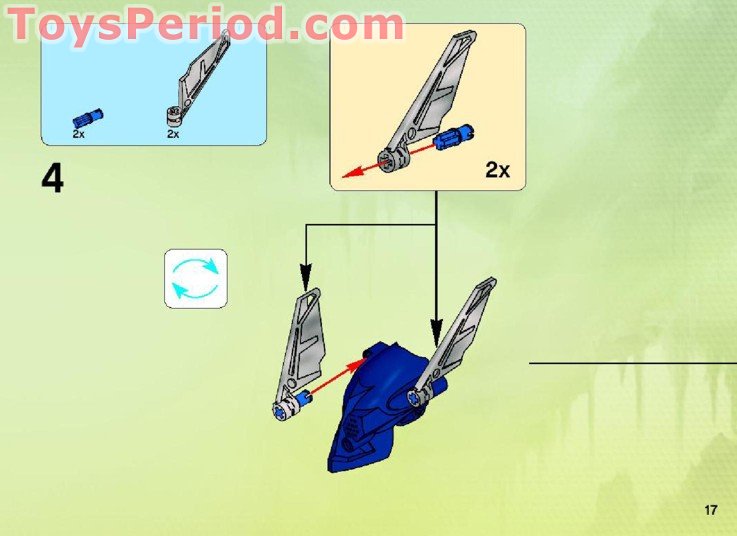 LEGO 8688 Toa Gali Instructions and Parts List