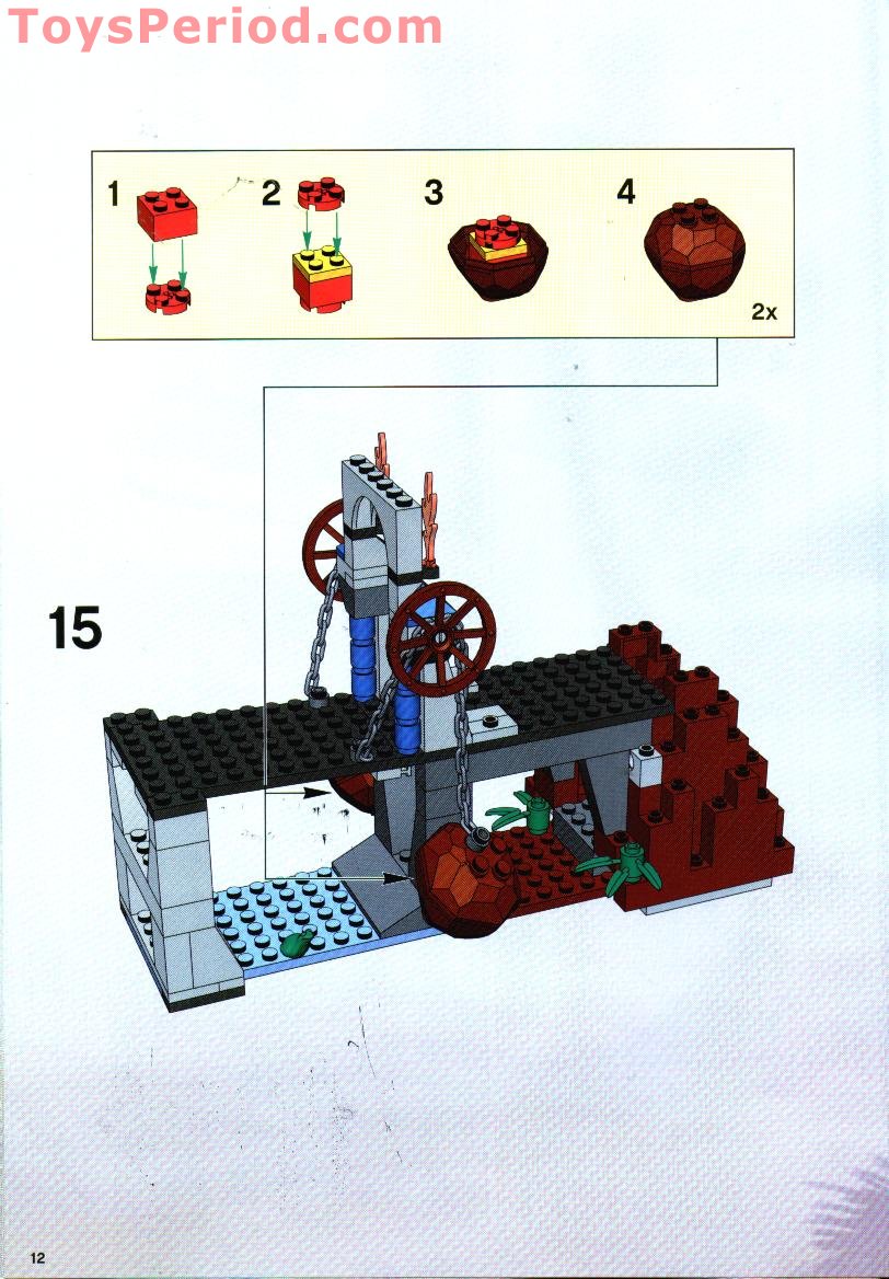 LEGO 8780 Citadel of Orlan Instructions and Parts List