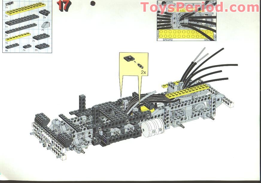 LEGO 8868 Air Tech Claw Rig Instructions and Parts List