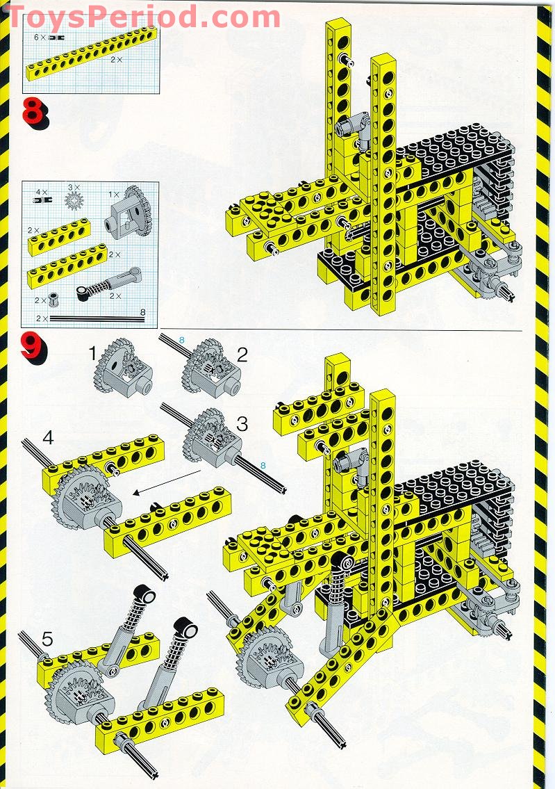 LEGO 8090 Technic Universal Set Instructions and Parts List