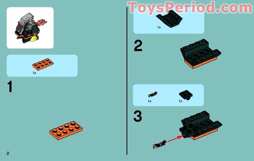 LEGO 8112 Arachnoid Stalker Instructions and Parts List