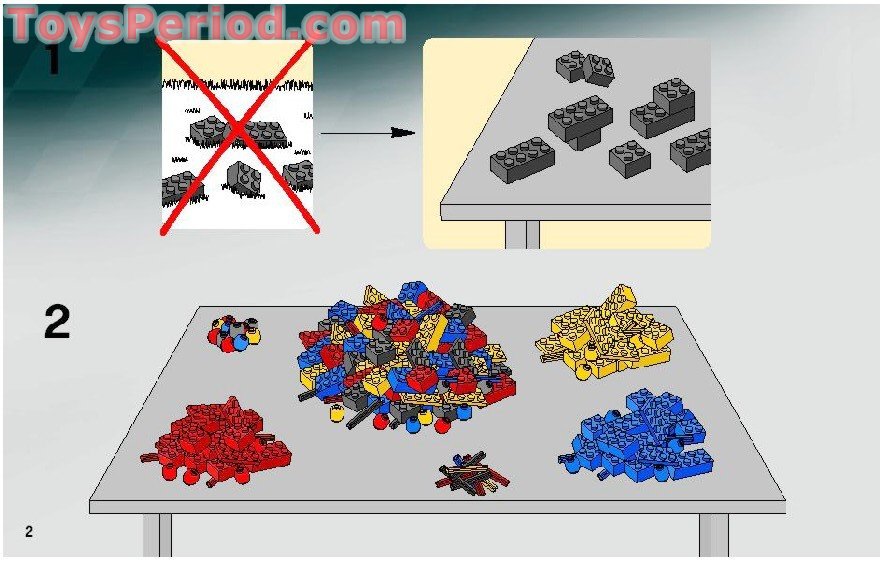 LEGO 8162 Race Rig Instructions and Parts List