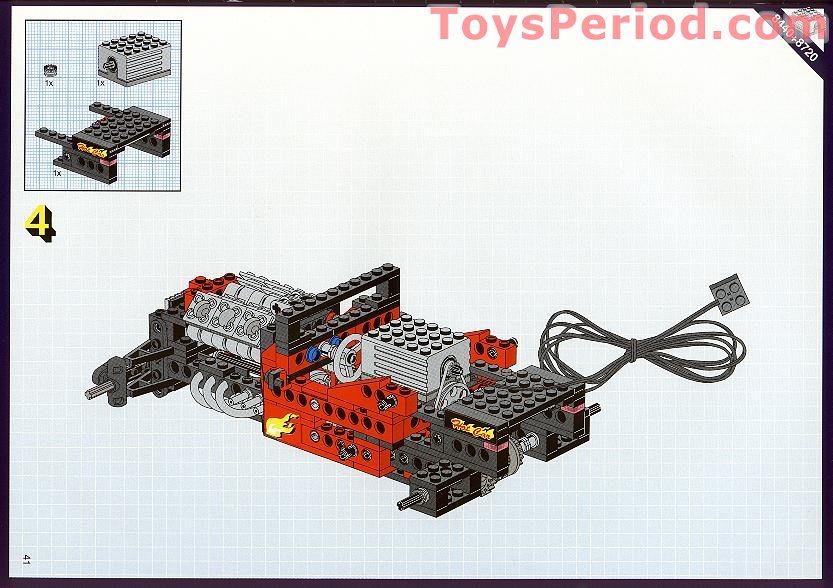 LEGO 8440 Formula Indy Racer Instructions and Parts List