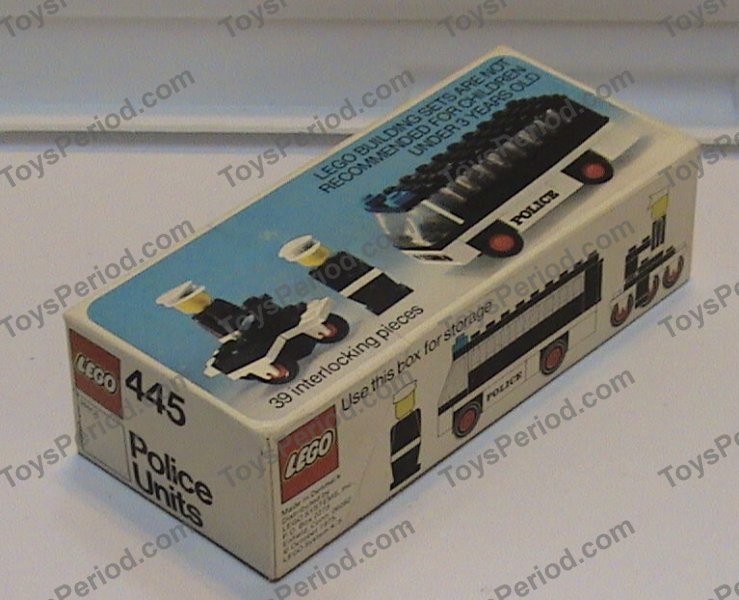 LEGO 445-1 Police Units Instructions and Parts List