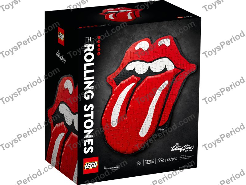 LEGO 31206 The Rolling Stones Set Parts List