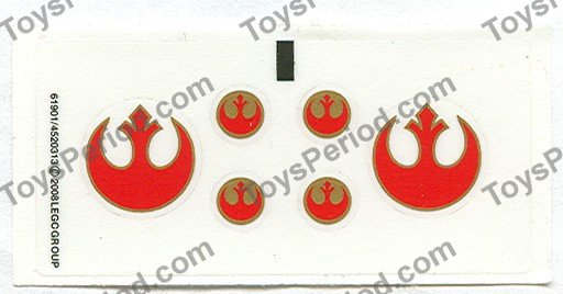 LEGO Sets with Part 7668stk01 Sticker Sheet for Set 7668 - (61901/4520313)
