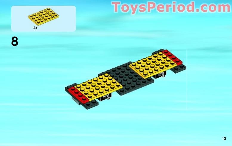 LEGO 60002 Fire Truck Instructions and Parts List