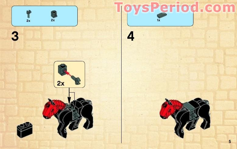 LEGO 70401 Gold Getaway Instructions and Parts List