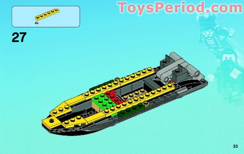 LEGO 76006 Iron Man: Extremis Sea Port Battle Instructions and Parts List