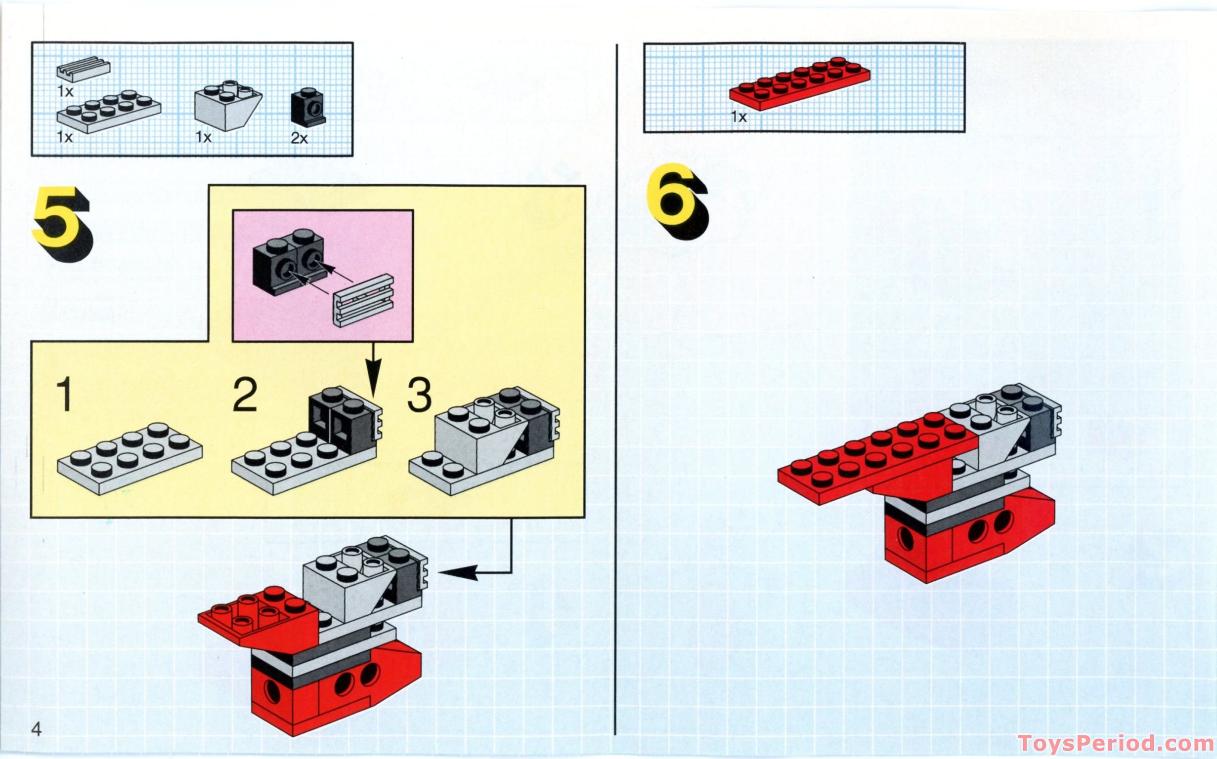 LEGO 8210 Nitro GTX Bike Instructions and Parts List