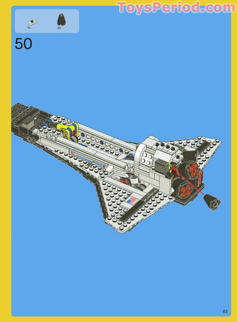 LEGO 10231 Shuttle Expedition Instructions and Parts List